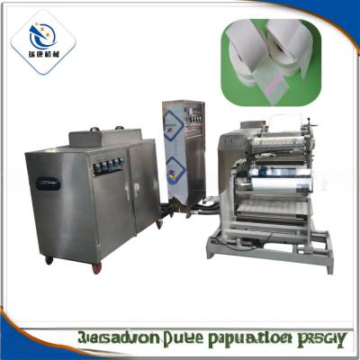 China K-60-I Medical Plasters Roll Coating Machine For PE Non Woven Fabric Cotton Fabric for sale
