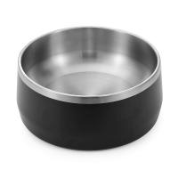 China Stainless Steel Dog Bowl 56oz Vacuum Insulated Non Slip Pet Feeding Bowl 910ml for sale