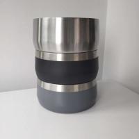 China Stainless Steel Dog Bowl 56oz Vacuum Insulated Non Slip Pet Feeding Bowl 910ml for sale