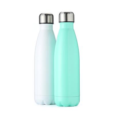 China 500ml Thermal Insulated Stainless Steel Water Bottle Cola Shape No Leaks Cold 24hrs Hot 12hrs for sale