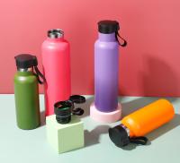 China Double Walled Stainless Steel Sport Thermos Water Bottle 32oz Vacuum Insulated with Handle for sale