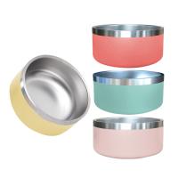 China Insulated Stainless Steel Dog Bowls Double Wall 304 Custom Capacity 180ml-910ml for sale