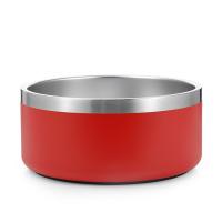 China Wholesale Double Wall Vacuum Insulated Stainless Steel Dog Bowl 304 500ml Custom Logo for sale