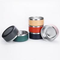 China Double Wall 304 Stainless Steel Pet Feeding Bowl Custom Capacity 3000pcs MOQ for sale