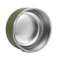 China Custom Logo Pet Double Wall Vacuum Metal Dog Bowls 32oz 64oz 304 Stainless Steel for sale