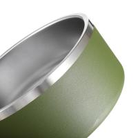 China Custom Logo Pet Double Wall Vacuum Metal Dog Bowls 32oz 64oz 304 Stainless Steel for sale