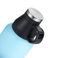 China Stainless Steel 1 Liter Insulated Pet Water Bottle with Detachable Dog Bowl for sale