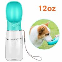 China Stainless Steel Pet Travel Water Bottle Leak Proof 5.9 oz Portable Dog Drinking Bottle for sale