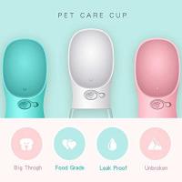 China Stainless Steel Pet Travel Water Bottle Leak Proof 5.9 oz Portable Dog Drinking Bottle for sale