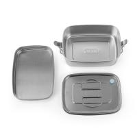 China Leakproof Sealed Stainless Steel Lunch Box 1500ml with Breathable Valve for sale