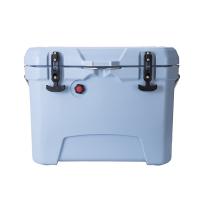 China 20QT Rotomolded Hard Sided Cooler Box Freezer Portable Camping Picnic Ice Chest for sale