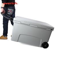 China Plastic Picnic Outdoor Ice Food Cooler Box with Wheel 25L 35L 50L 65L 110L for sale