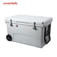 China Plastic Picnic Outdoor Ice Food Cooler Box with Wheel 25L 35L 50L 65L 110L for sale