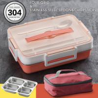 China Custom Logo Stainless Steel Lunch Boxes Reusable Meal Food Container for sale