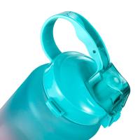 China Gradient PETG BPA Free Plastic Water Bottles 64 Oz With Time Marker for sale
