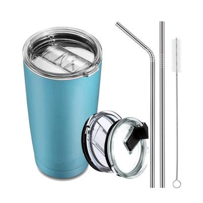 China Customizable 20oz 30oz Stainless Steel Tumbler Double Wall Insulated Mug with Flip Lid for sale