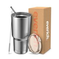 China Customizable 20oz 30oz Stainless Steel Tumbler Double Wall Insulated Mug with Flip Lid for sale