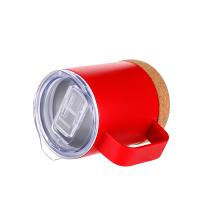 China Portable Insulated Stainless Steel 12oz Travel Coffee Mug with Handle 304 for sale