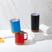 China Portable Insulated Stainless Steel 12oz Travel Coffee Mug with Handle 304 for sale