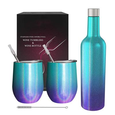 China 18/8 Stainless Steel Double Wall Vacuum Insulated Tumbler Wine Cup 25oz 12oz OEM for sale