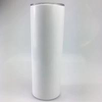 China 16oz 20oz Blank Skinny Stainless Steel Tumbler Vacuum Insulated with Lid 304 Grade for sale