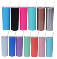 China 20oz Double Wall Stainless Steel Tumbler with Straw Gold Plated Printing 18/8 Food Grade for sale