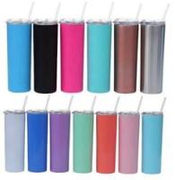 China 20oz Double Wall Stainless Steel Tumbler with Straw Gold Plated Printing 18/8 Food Grade for sale