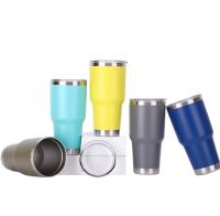China Double Wall Vacuum Insulated Stainless Steel Tumbler 20 oz 30 oz for Coffee Tea Beer for sale