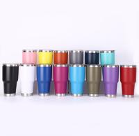 China Double Wall Vacuum Insulated Stainless Steel Tumbler 20 oz 30 oz for Coffee Tea Beer for sale