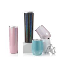 China 304 Stainless Steel Sublimation Skinny Tumbler 20oz Double Wall Insulated Cup with Lid and Straw for sale