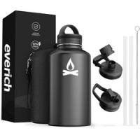China 64 oz Wide Mouth Stainless Steel Thermos Flask Double Wall Insulated Beer Growler for sale