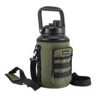 China Double Wall Stainless Steel Vacuum Flask Beer Growler 64 oz for Outdoor Sports for sale