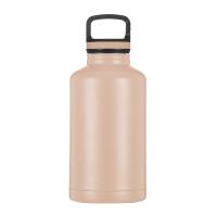 China Double Wall Stainless Steel Vacuum Flask Beer Growler 64 oz for Outdoor Sports for sale