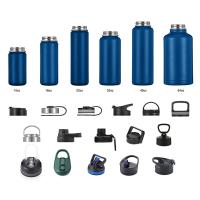 China Gradient Color 32 Oz Stainless Steel Sports Water Bottle Wide Mouth Vacuum Insulated for sale
