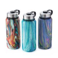 China Wide Mouth Insulated Stainless Steel Water Bottle 500ml Double Wall BPA Free Custom Logo for sale