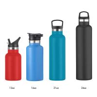 China Standard Mouth 18/8 Stainless Steel Sports Water Bottle 500ml Leak Proof Lid for sale