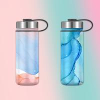 China 22oz Powder Coated Stainless Steel Vacuum Insulated Water Bottle Sports Flask for sale