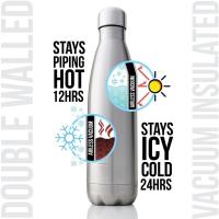 China 17oz Double Wall Insulated Drinks Bottle Cola Shape Metal Water Flask for sale