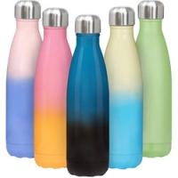 China 17oz Double Wall Insulated Drinks Bottle Cola Shape Metal Water Flask for sale