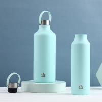 China Double Walled Stainless Steel Sport Thermos Water Bottle 32oz Vacuum Insulated with Handle for sale