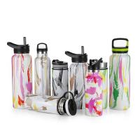 China Vacuum Double Wall Stainless Steel Water Bottle Wide Mouth 14oz 18oz 22oz for sale