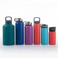 China Vacuum Double Wall Stainless Steel Water Bottle Wide Mouth 14oz 18oz 22oz for sale