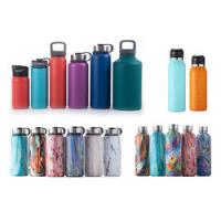 China Vacuum Double Wall Stainless Steel Water Bottle Wide Mouth 14oz 18oz 22oz for sale