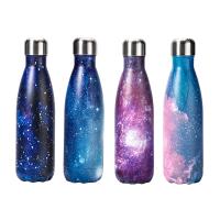 China Cola Shape 500ml Stainless Steel Vacuum Flask Insulated Sports Water Bottle with Lid for sale
