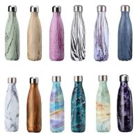 China 500ml Thermal Insulated Stainless Steel Water Bottle Cola Shape No Leaks Cold 24hrs Hot 12hrs for sale