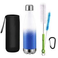 China 500ml Thermal Insulated Stainless Steel Water Bottle Cola Shape No Leaks Cold 24hrs Hot 12hrs for sale