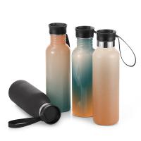 China Colorful Painting Vacuum Insulated Water Bottle 304 Stainless Steel 12oz to 64oz Matte Finish for sale