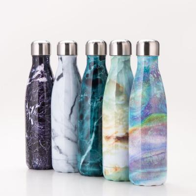 China Vacuum Insulated Stainless Steel Kids Water Bottle 350ml 500ml Cola Shape for sale