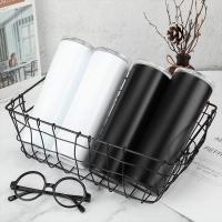 China Stainless Steel Vacuum Sublimation Blanks Tumbler with Straw 20oz 30oz for sale