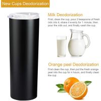 China Stainless Steel Vacuum Sublimation Blanks Tumbler with Straw 20oz 30oz for sale